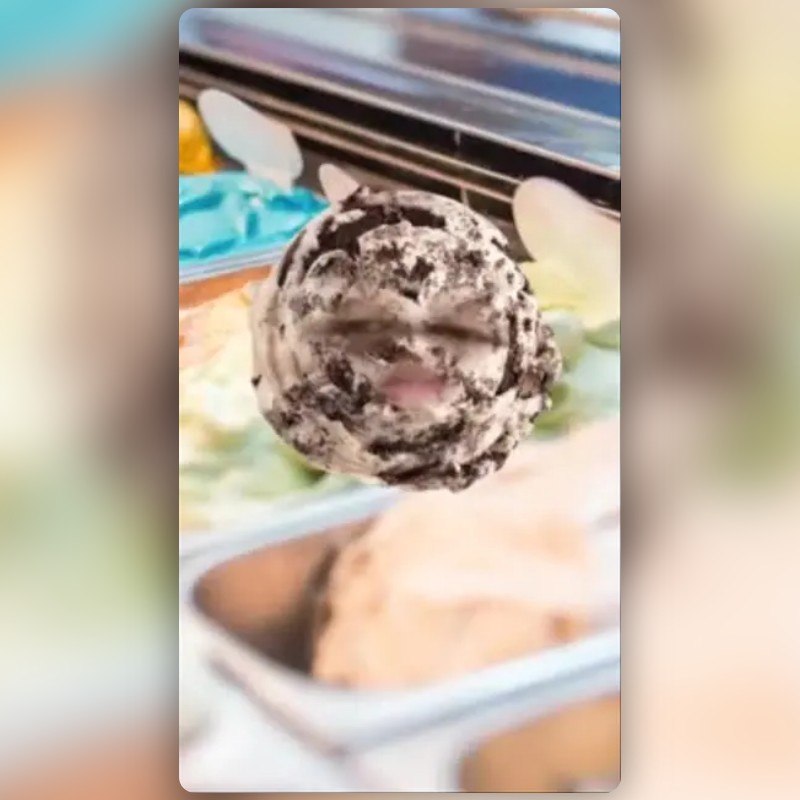 Oreo Ice Cream Lens by Danielle Grace - Snapchat Lenses and Filters