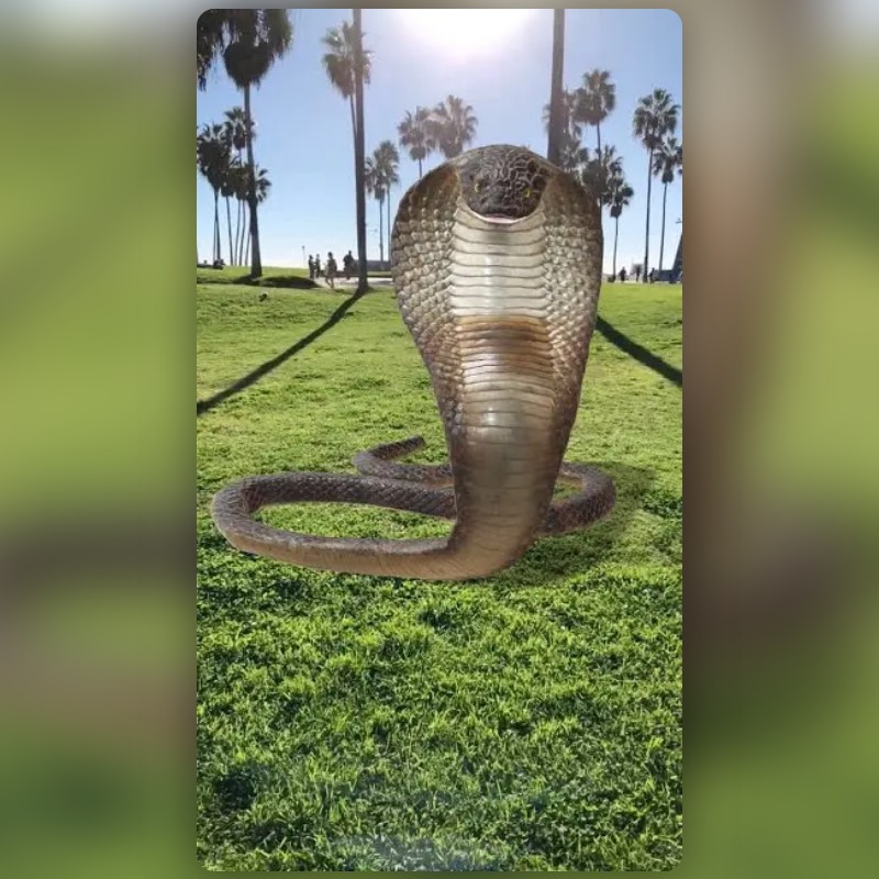 Snake Lens by Snapchat - Snapchat Lenses and Filters