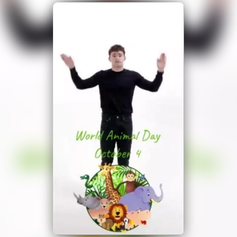 animal day Lens by stevani - Snapchat Lenses and Filters
