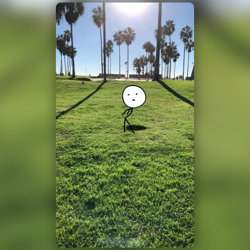 Dancing Stickman Lens by Snapchat - Snapchat Lenses and Filters