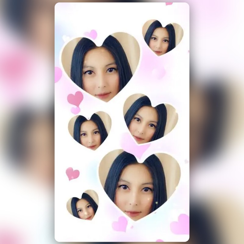 Hearts Frames Lens by Snapchat - Snapchat Lenses and Filters