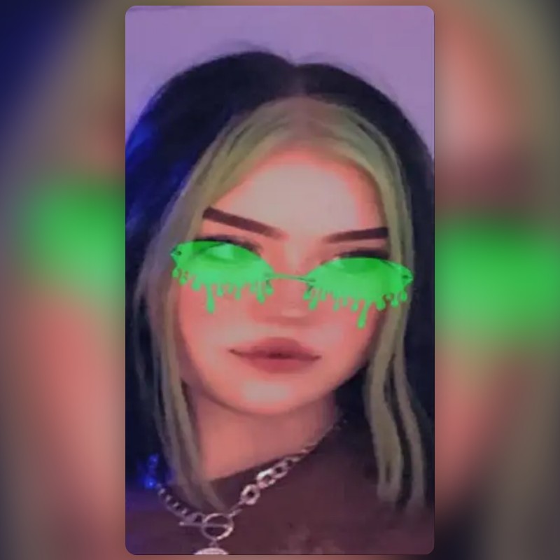 green drip glasses Lens by nik 🪼 - Snapchat Lenses and Filters