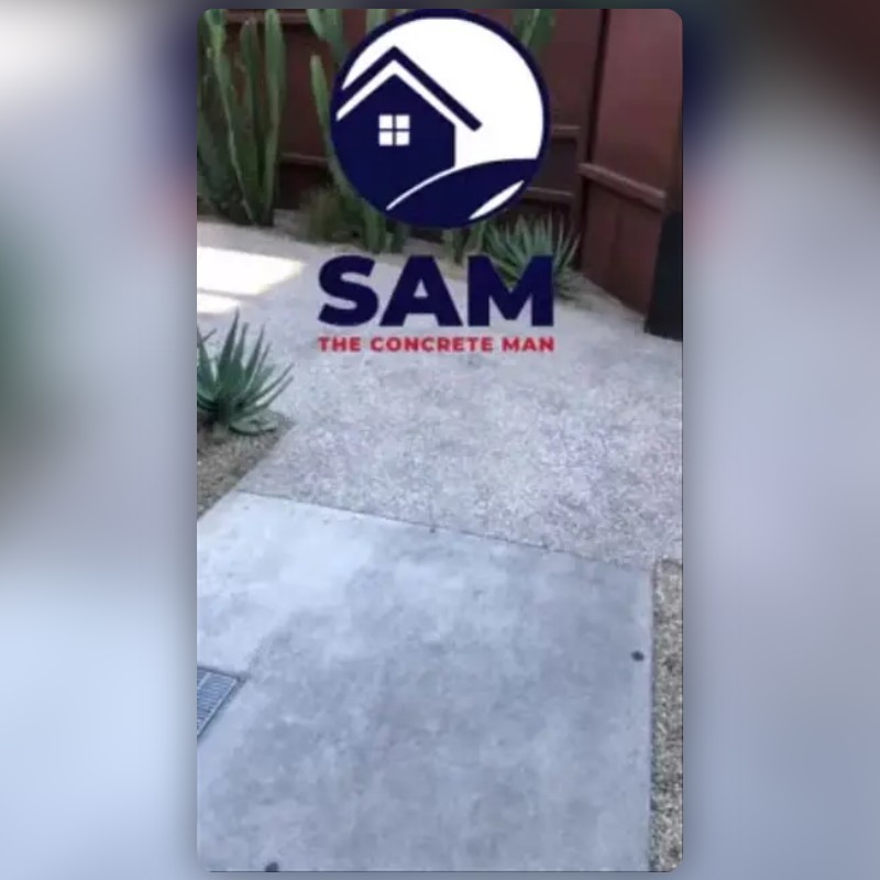 Sam Concrete Man 3 Filter by Bryant Jolma | Snapchat Lenses