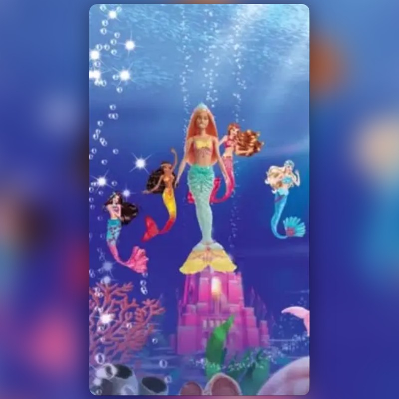 Barbie Mermaid Lens by Anastasia Berliana - Snapchat Lenses and Filters