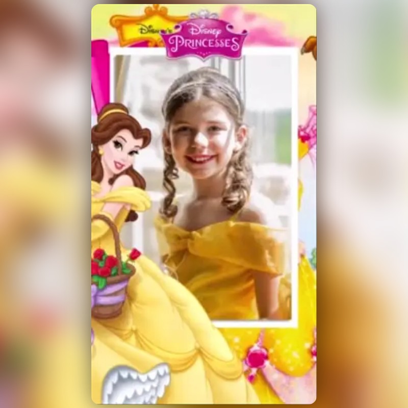 Princess Belle Filter by Snapchat | Snapchat Lenses