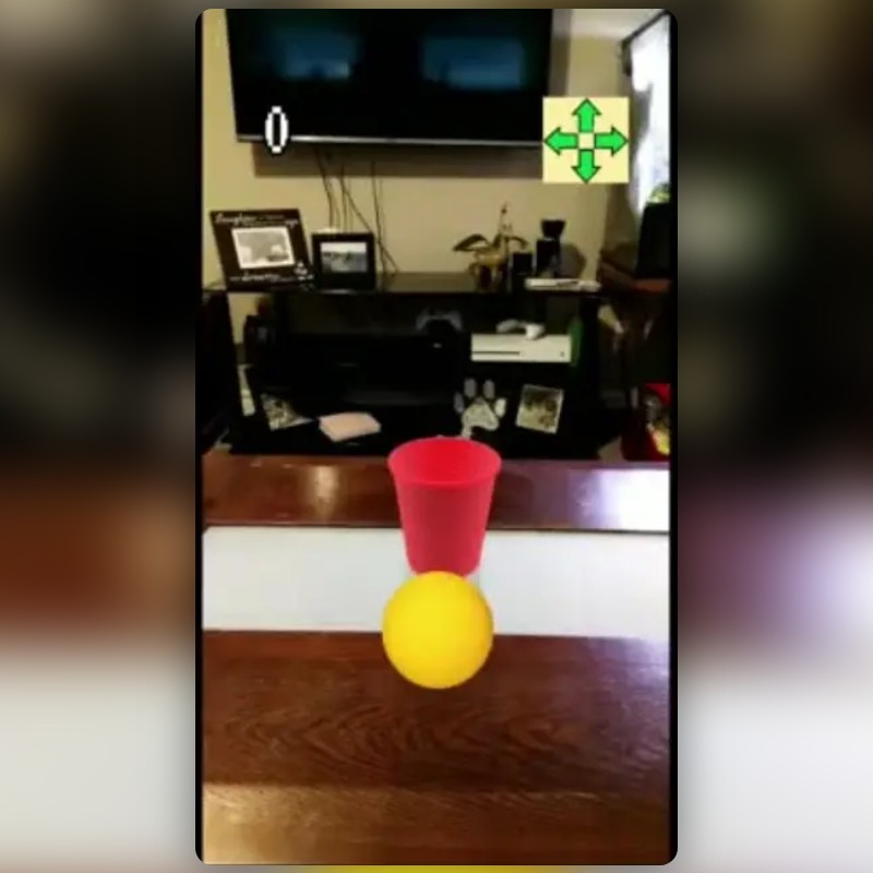 Ball In Cup Filter by Snapchat | Snapchat Lenses