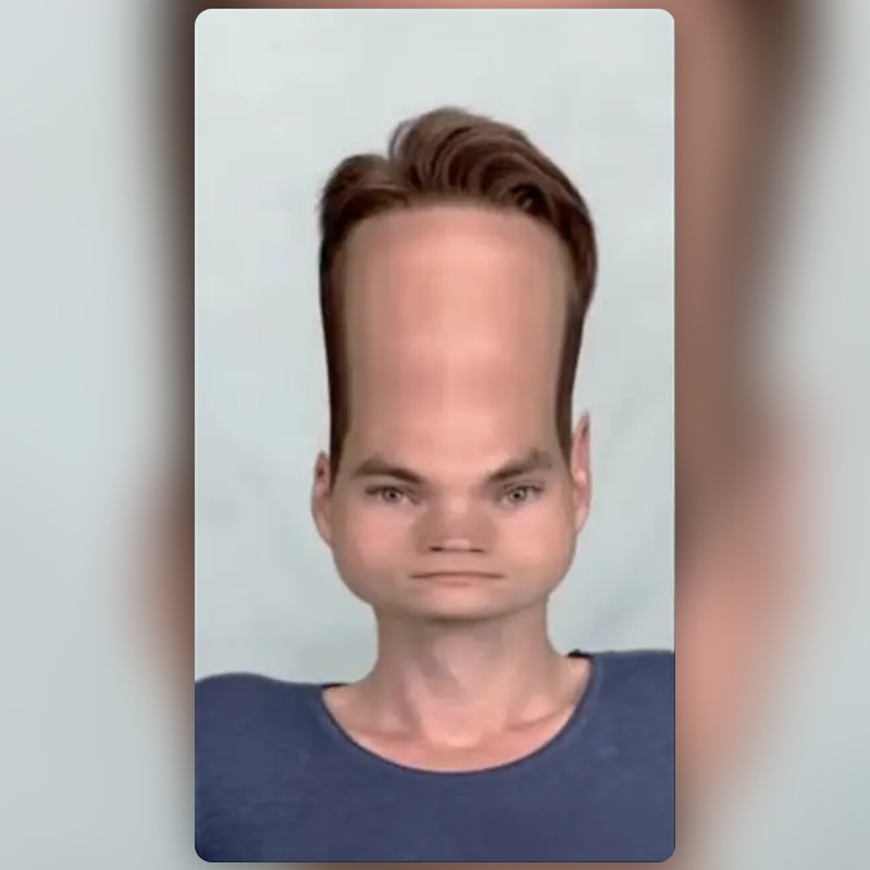big forehead Lens by harry - Snapchat Lenses and Filters