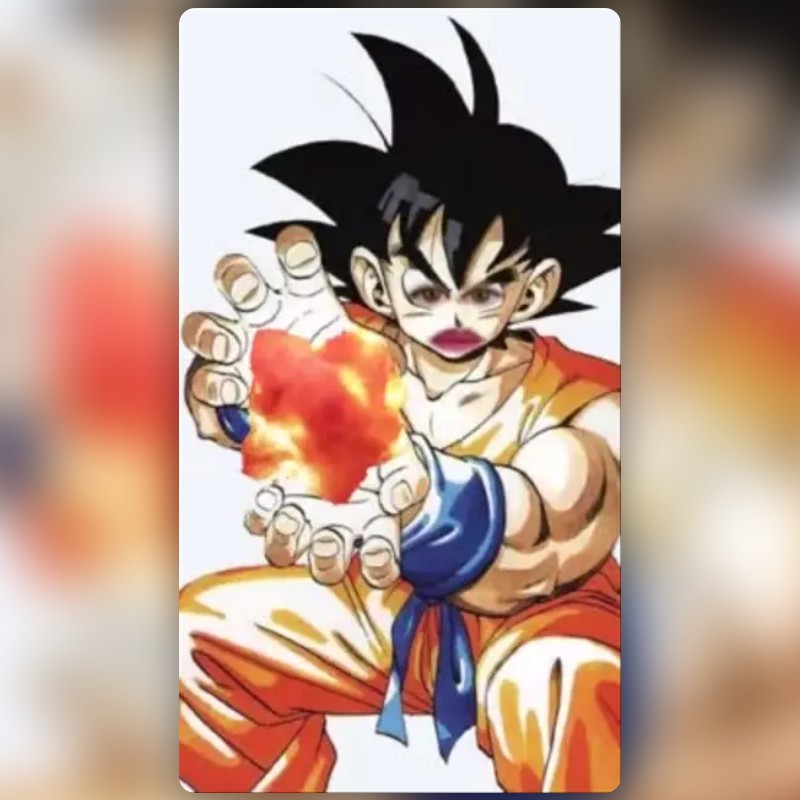 son goku Lens by Luis Serra - Snapchat Lenses and Filters
