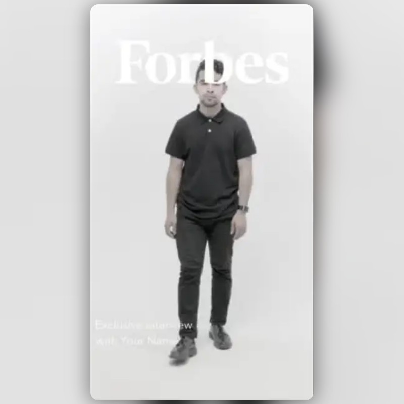 Forbes Exclusive Lens by Kyle Lightning - Snapchat Lenses and Filters