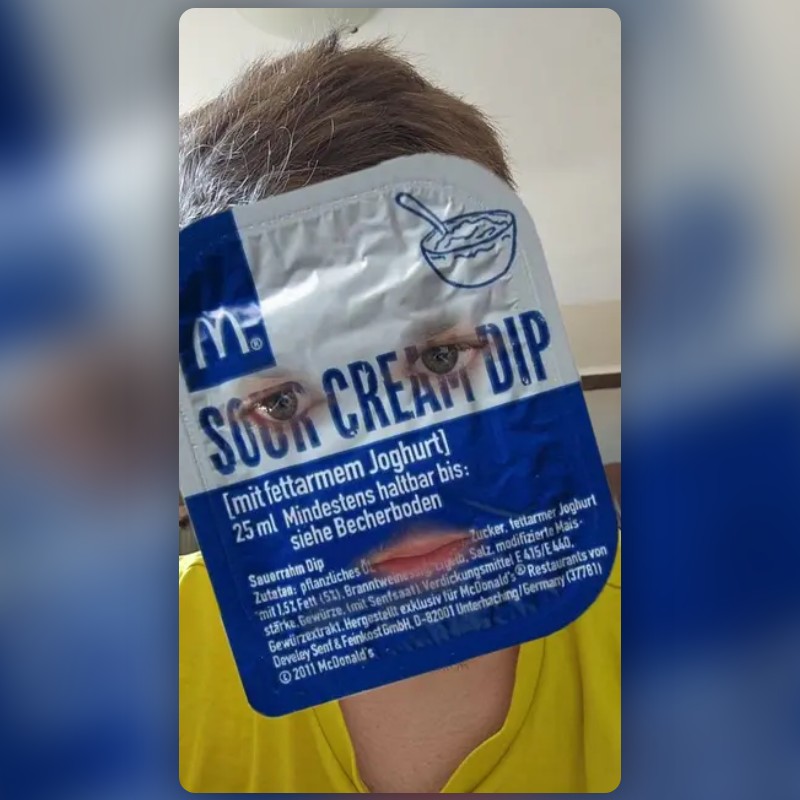 Sour Cream Dip Lens by Henrijs L. - Snapchat Lenses and Filters