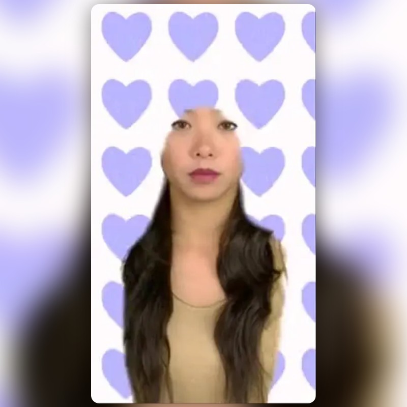 Love Blue Lens by Rista Nurfajrianti - Snapchat Lenses and Filters