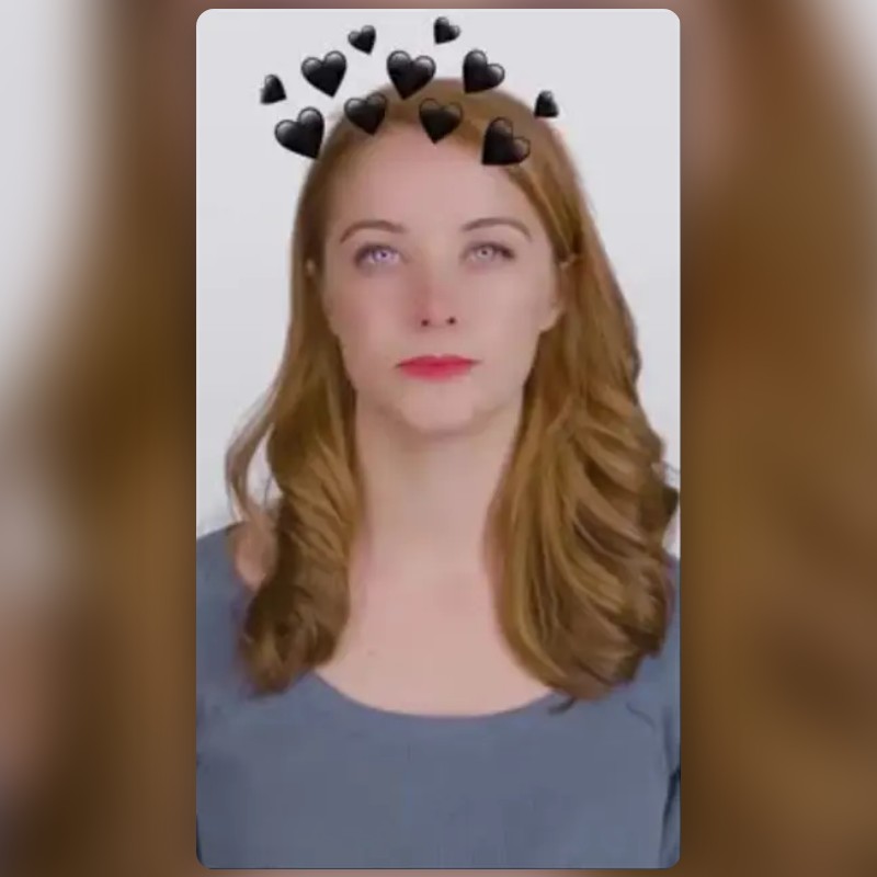 เลนส์ BLACK HEART DUO สร้างโดย Tushar🦋 - เลนส์และฟิลเตอร์ Snapchat