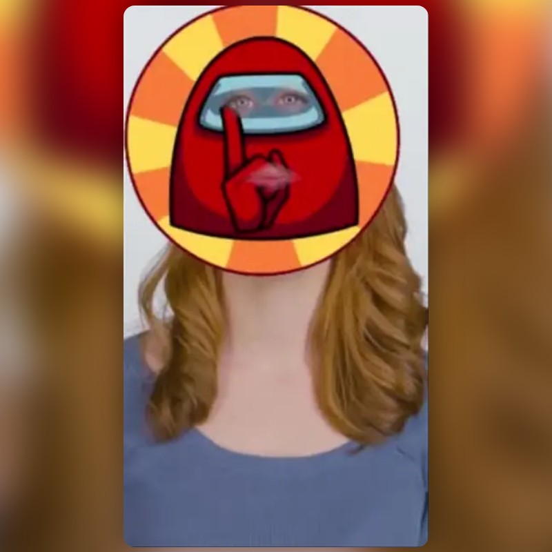 Shh Among Us Lens by Leoni Angela - Snapchat Lenses and Filters