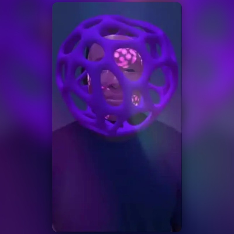 Purple Virus Lens by SAQIB - Snapchat Lenses and Filters