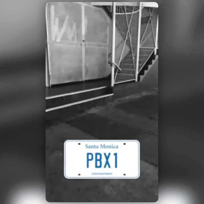 Licence Plate Filter by satnxm1 | Snapchat Lenses