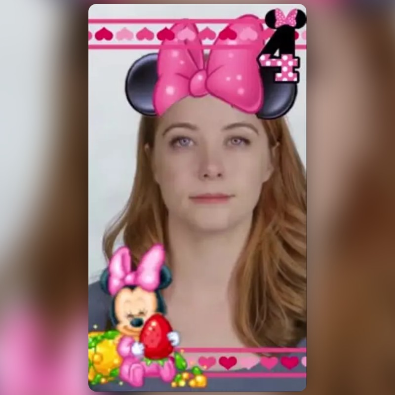Minnie Mouse Filter by alive | Snapchat Lenses