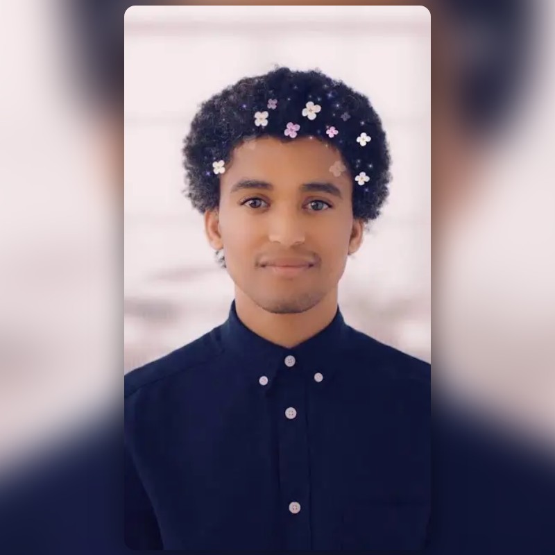 Purple Flowers Mood Lens by Snapchat - Snapchat Lenses and Filters