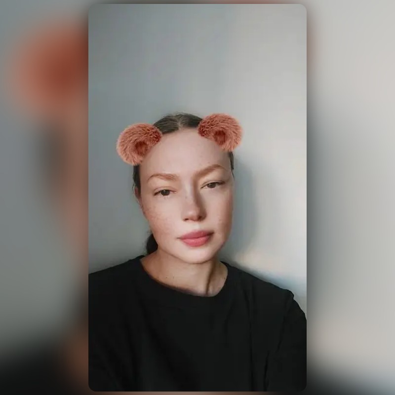 Teddy Ears Lens by Snapchat - Snapchat Lenses and Filters