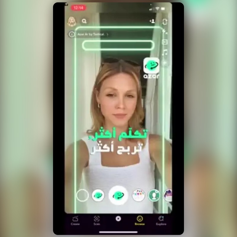 Azar Arabic Lens by Arabic-Azar - Snapchat Lenses and Filters