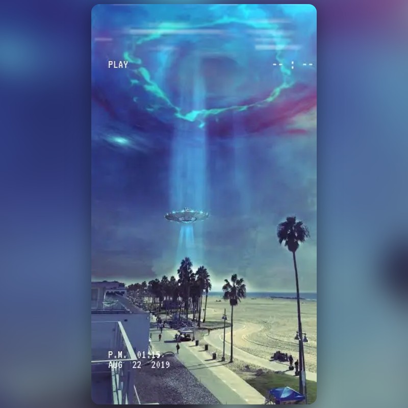 UFO Invasion Lens by Snapchat - Snapchat Lenses and Filters