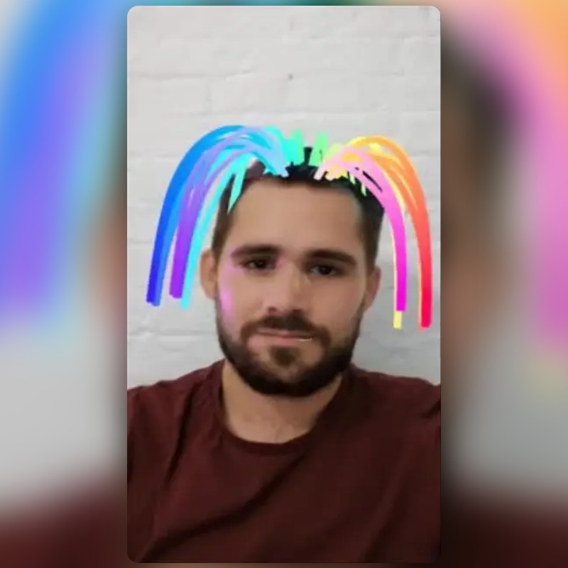 Neon Dreads Lens by Snapchat - Snapchat Lenses and Filters