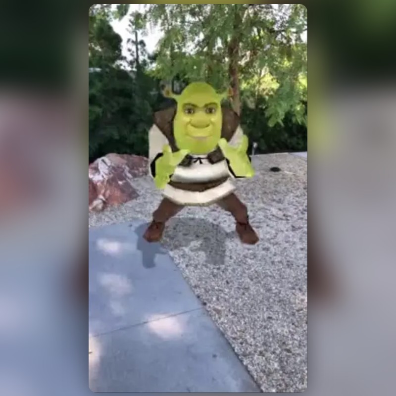 Funny Shrek Twerk Lens by Sky 🕷️ - Snapchat Lenses and Filters