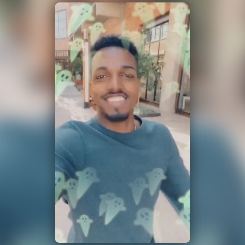 Spooky Ghosts Lens by Snapchat - Snapchat Lenses and Filters