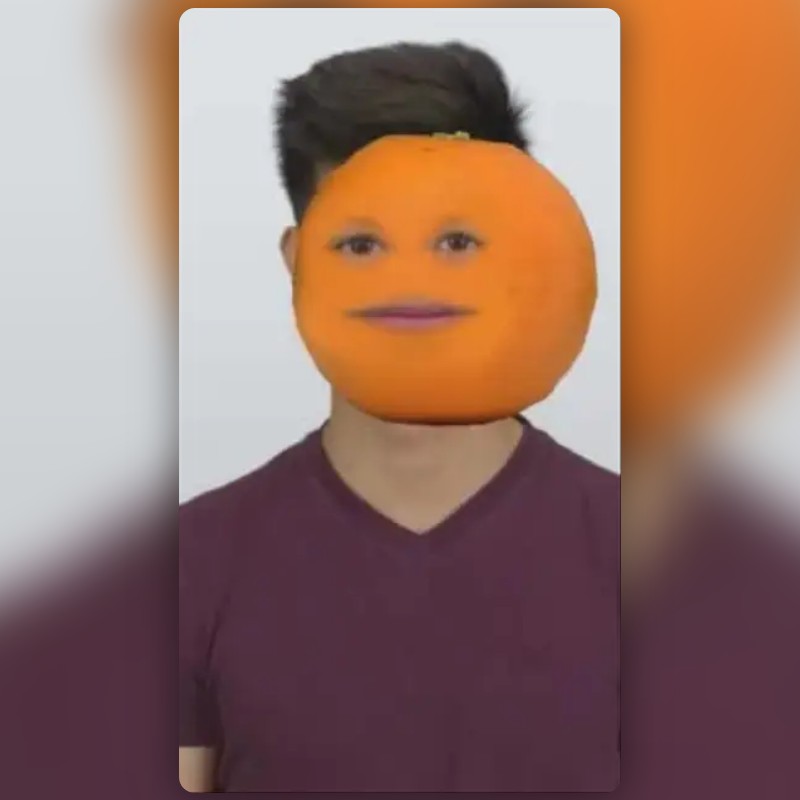 annoying orange Filter by Tomas | Snapchat Lenses