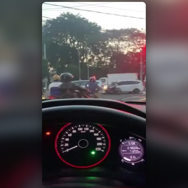 Car Driving Streak Filter by Snapchat | Snapchat Lenses