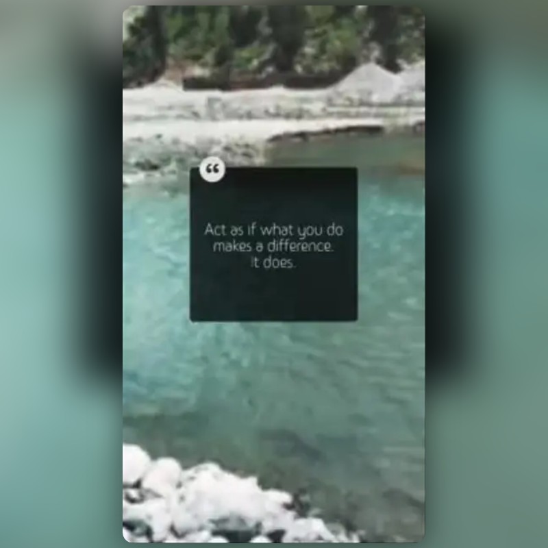 Motivational Quote Filter by Aسad Amjad | Snapchat Lenses