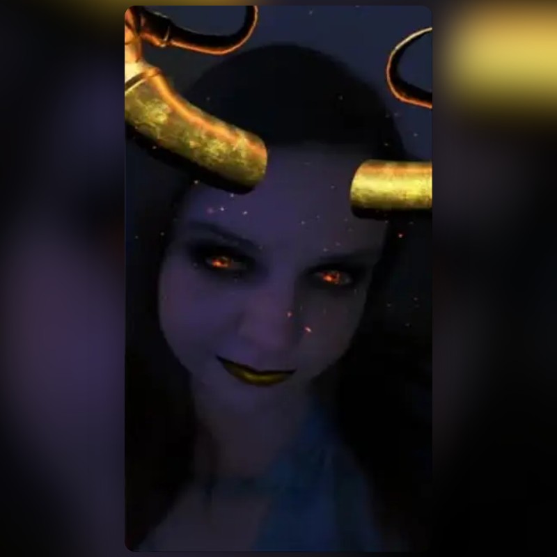 Demon Lens by Nicole M - Snapchat Lenses and Filters