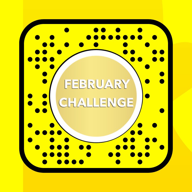 FEBRUARY CHALLENGE Filter by Slide Up App😂💕 | Snapchat Lenses