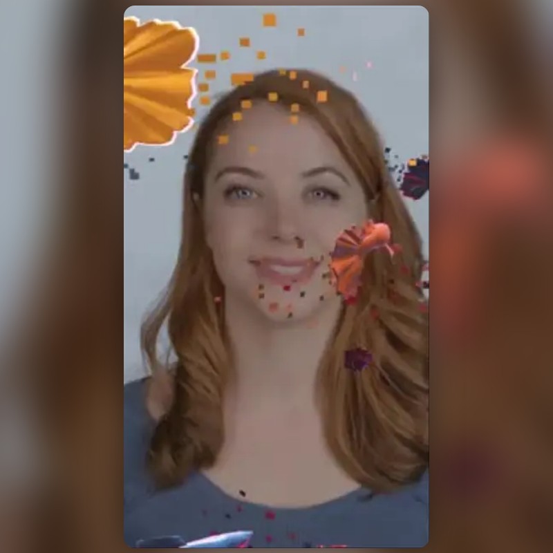 FIXELS-FISH Lens by jp pirie - Snapchat Lenses and Filters