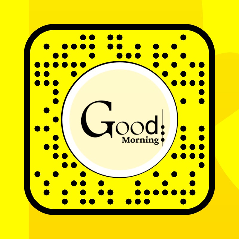 good morning Lens by المصممة والمصورة مُـنـى - Snapchat Lenses and Filters
