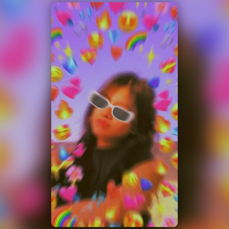 emoji blur Lens by Snapchat - Snapchat Lenses and Filters