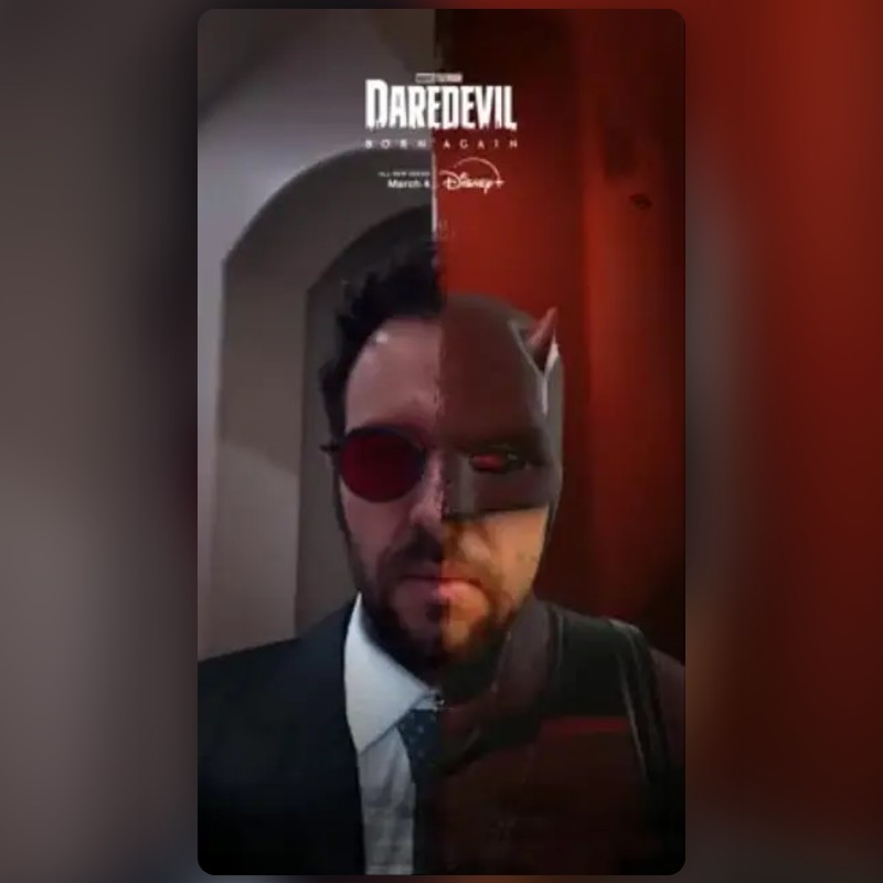 Daredevil Filter by Marvel | Snapchat Lenses
