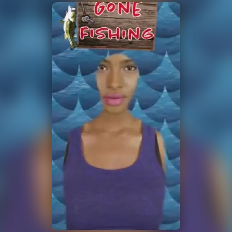 Gone Fishing Lens by hennyoat - Snapchat Lenses and Filters