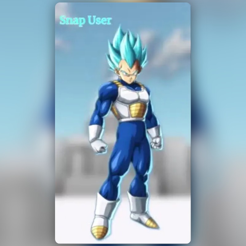 SSB Vegeta Goku Filter by Sunny Bahadurpuria🎥 | Snapchat Lenses
