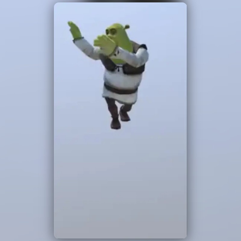 Dancing Shrek Lens by Luke Medeiros - Snapchat Lenses and Filters