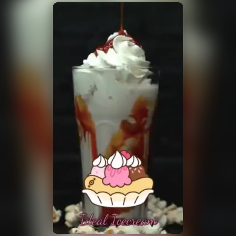 Ideal Icecream Filter by Under 25 Carol D'silva | Snapchat Lenses