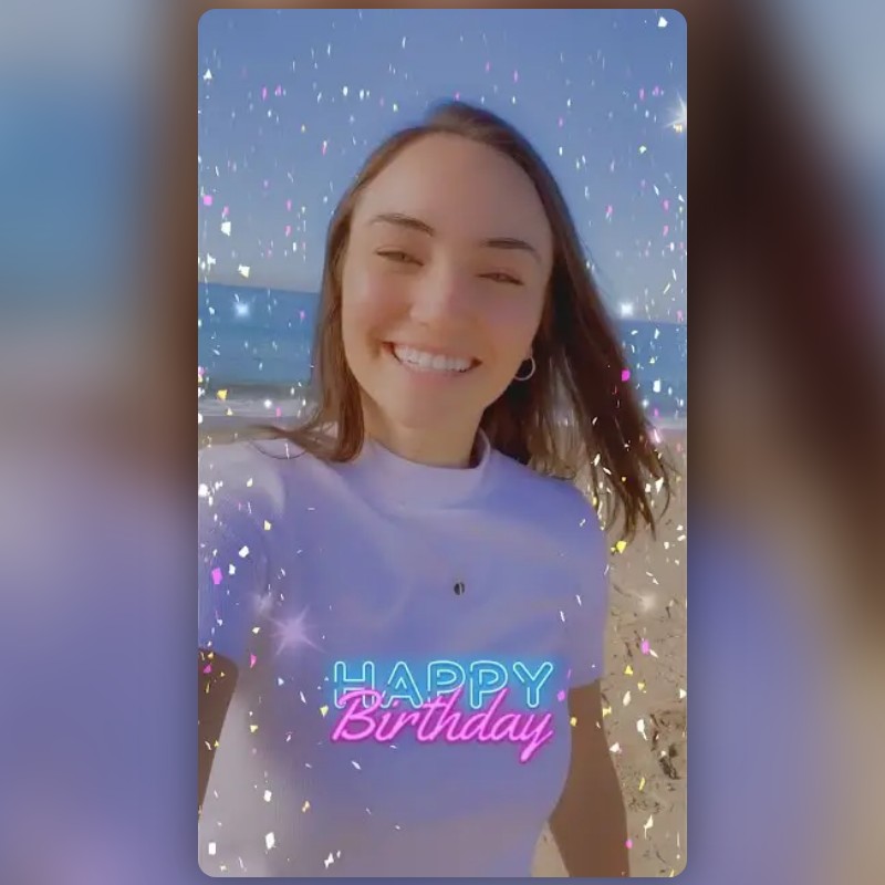 Happy Birthday by Vitamin A Lens by Snapchat - Snapchat Lenses and Filters