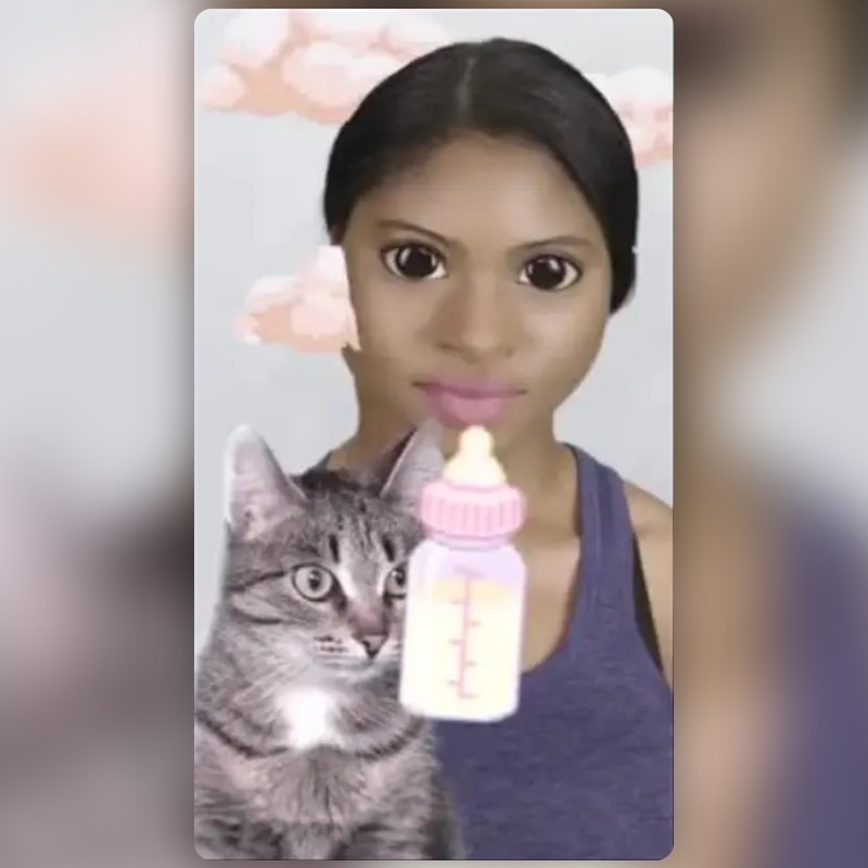 milk bottle Lens by bernadette☁️ - Snapchat Lenses and Filters