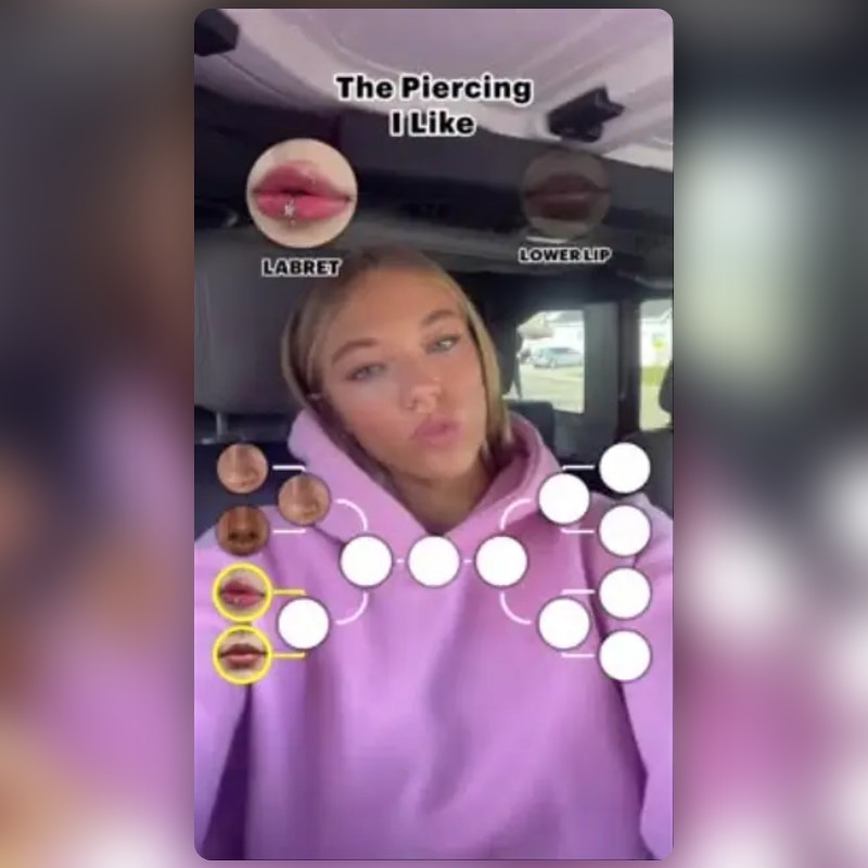 Which Piercing ? Lens by Eren - Snapchat Lenses and Filters