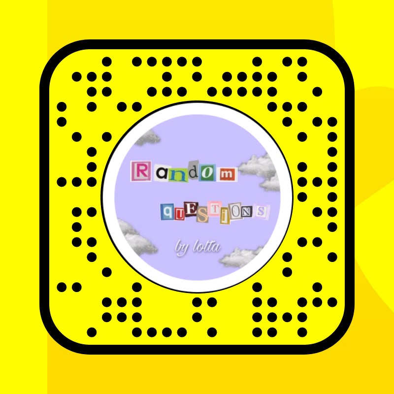random questions Filter by lotta | Snapchat Lenses