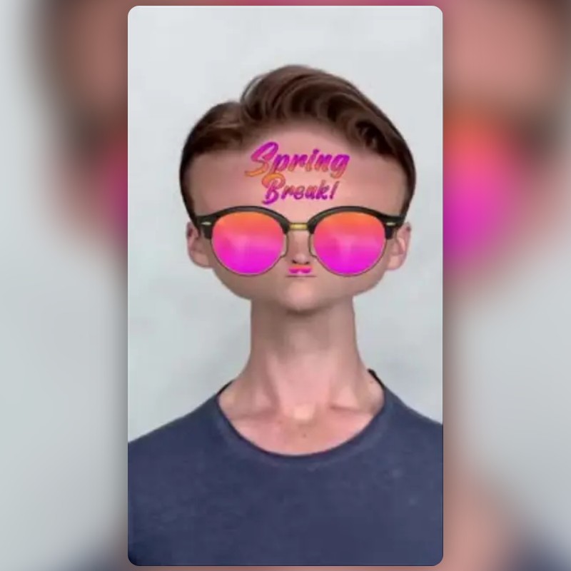 Spring Breaker Filter by Andrew Teffeteller | Snapchat Lenses