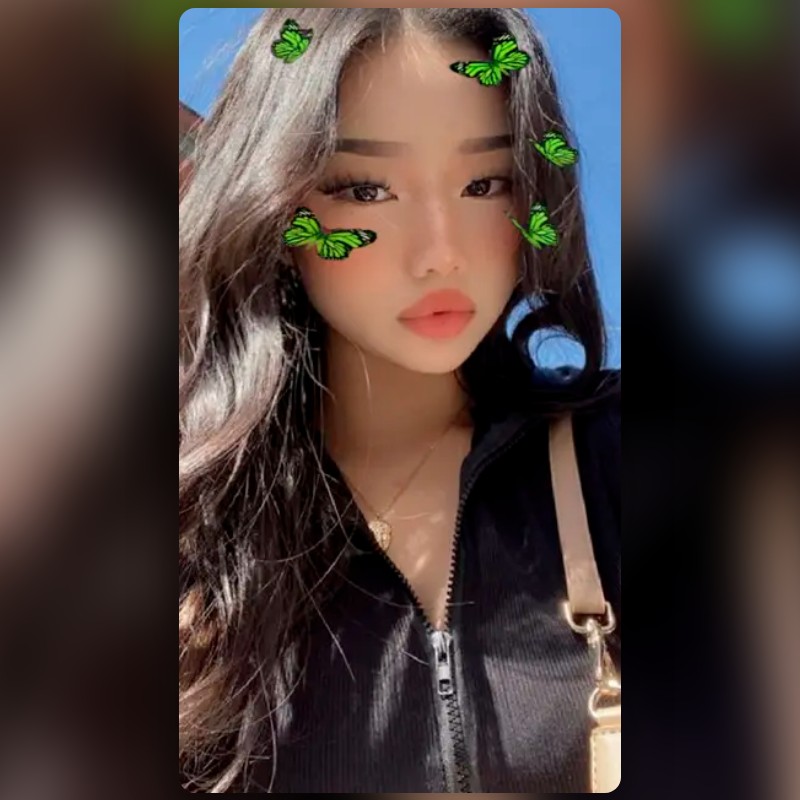 green butterfly Lens by Francis💋 - Snapchat Lenses and Filters