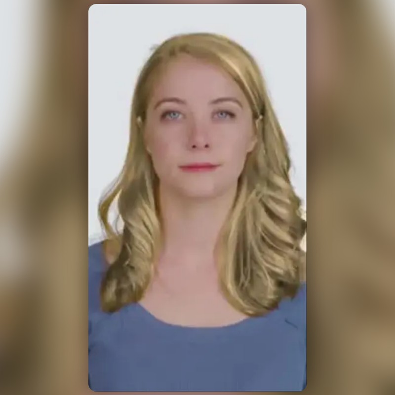 Blond Hair Color Filter by Cindy 💜 | Snapchat Lenses