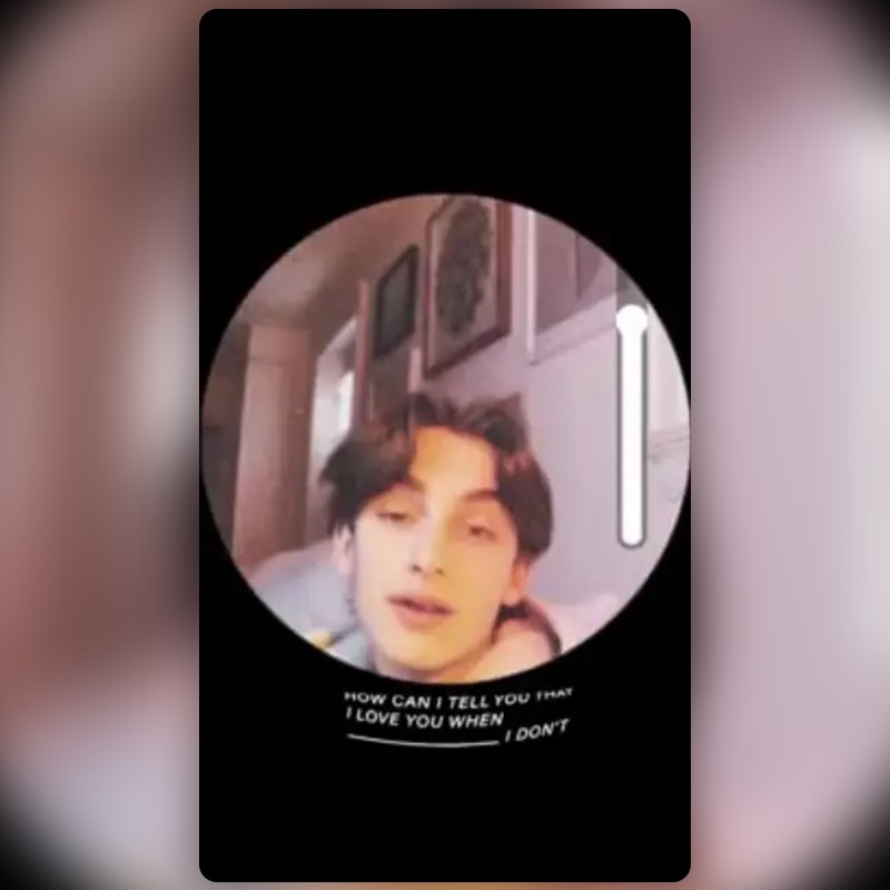 I Dont - Fisheye Lens by johnnyorlando - Snapchat Lenses and Filters