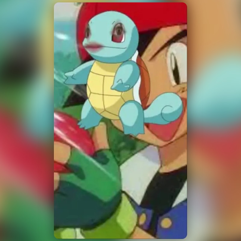 squirtle face Lens by merwin - Snapchat Lenses and Filters