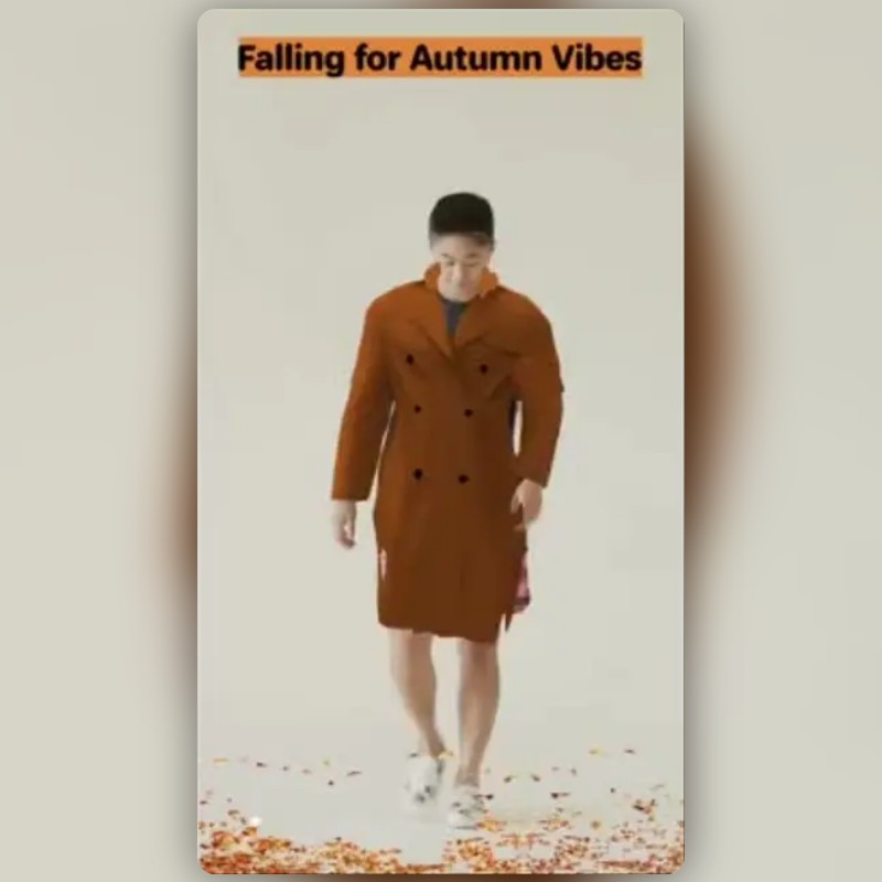 Fall Coat Try On Lens by Shania - Snapchat Lenses and Filters